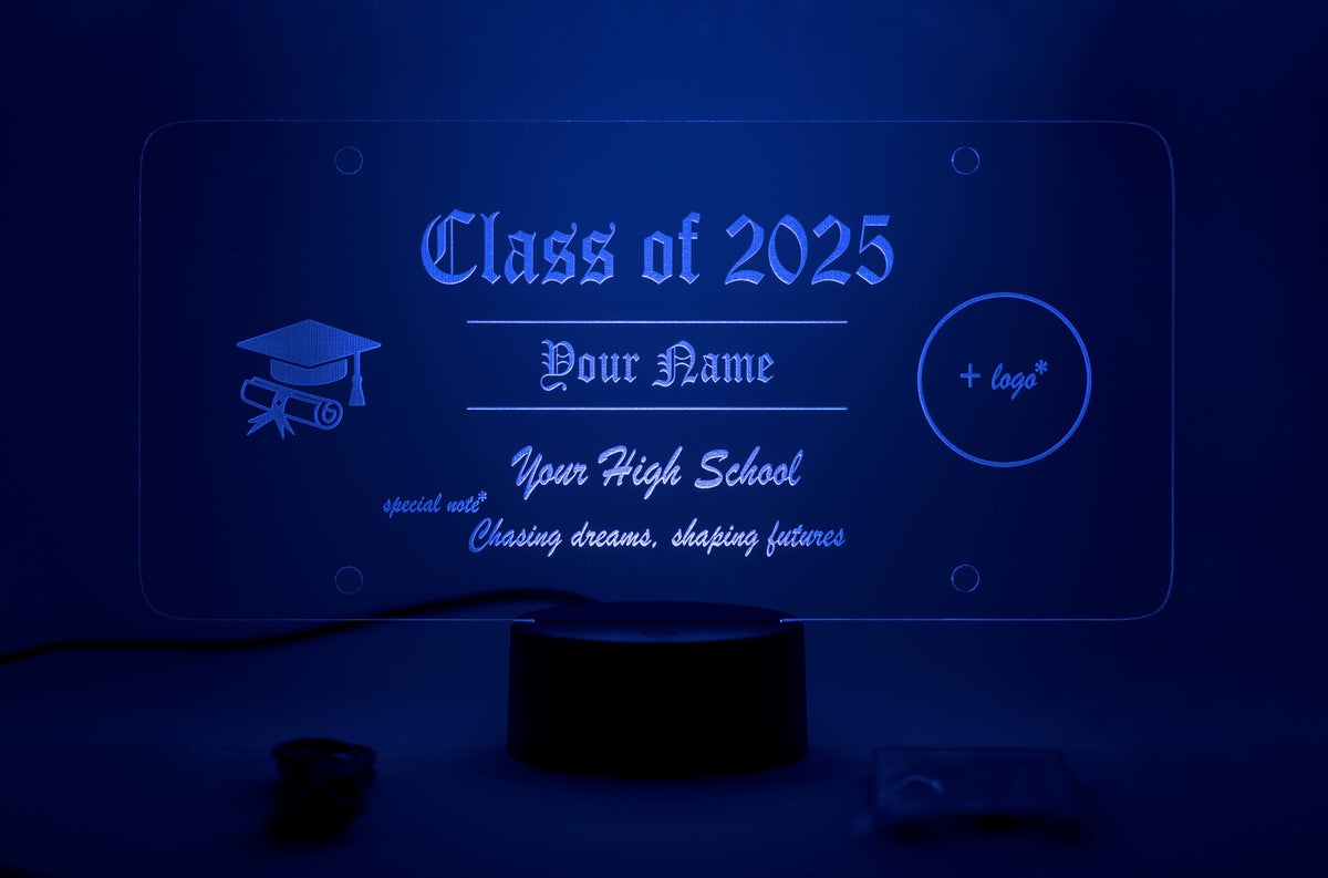 Custom Graduate Personalized Keepsake RGB Light Up Plaque – Illum ...