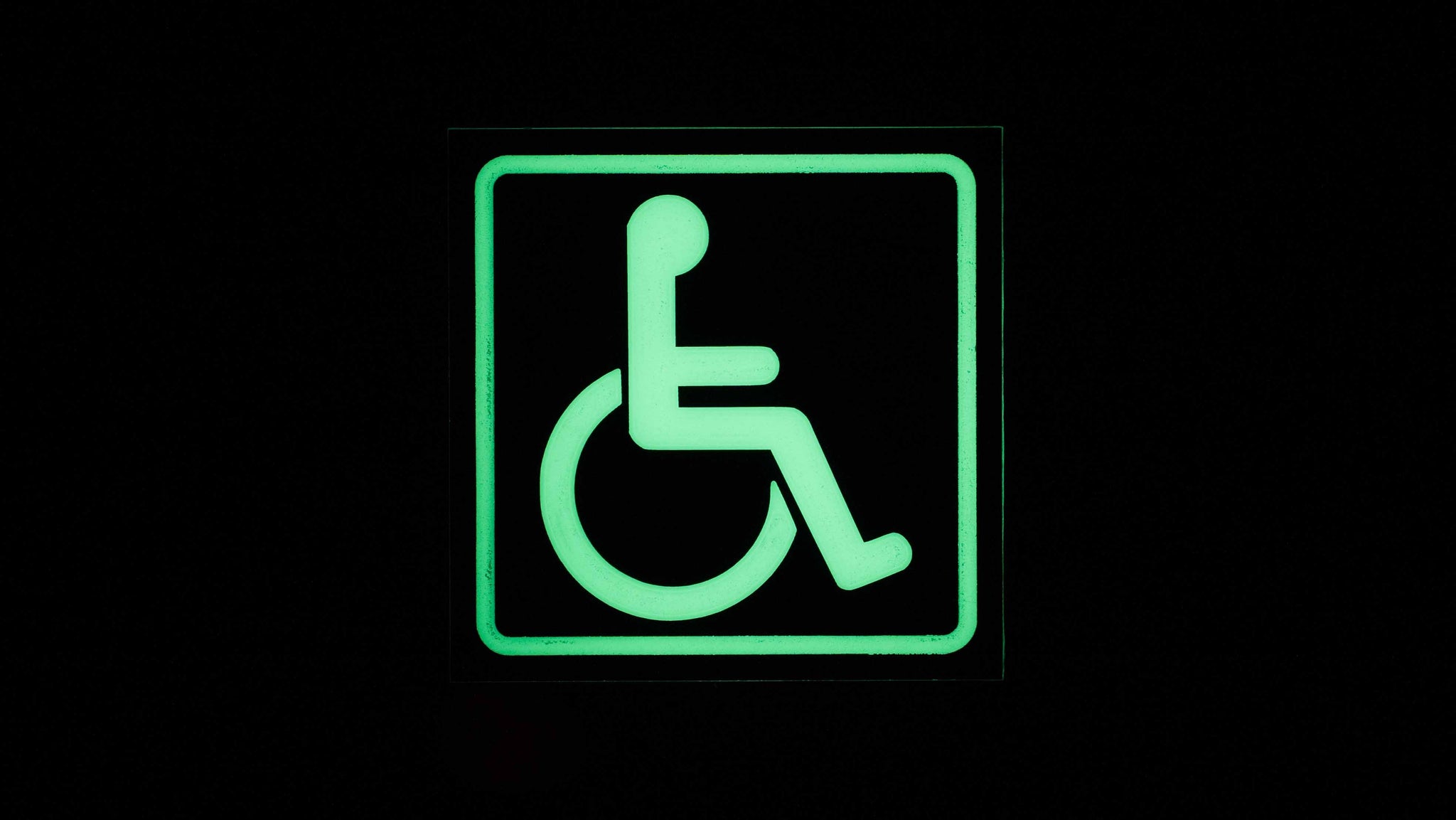 Glow In The Dark Handicap Sticker – Illum-industries
